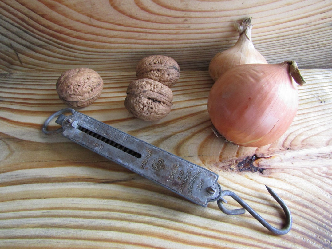 Ukrainian Vintage Scales Metal Hand Weights Made in USSR Scale Weighter ...