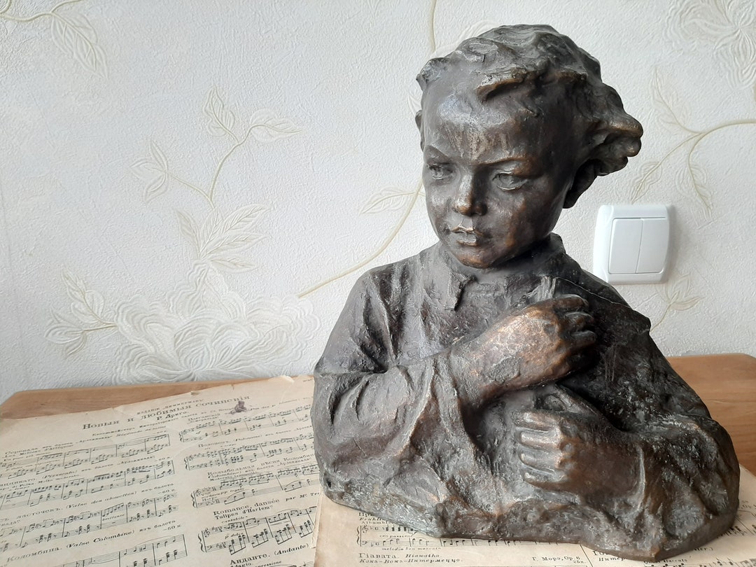 Vintage Large Bust of Young Lenin Lenin Figure Lenin - Etsy