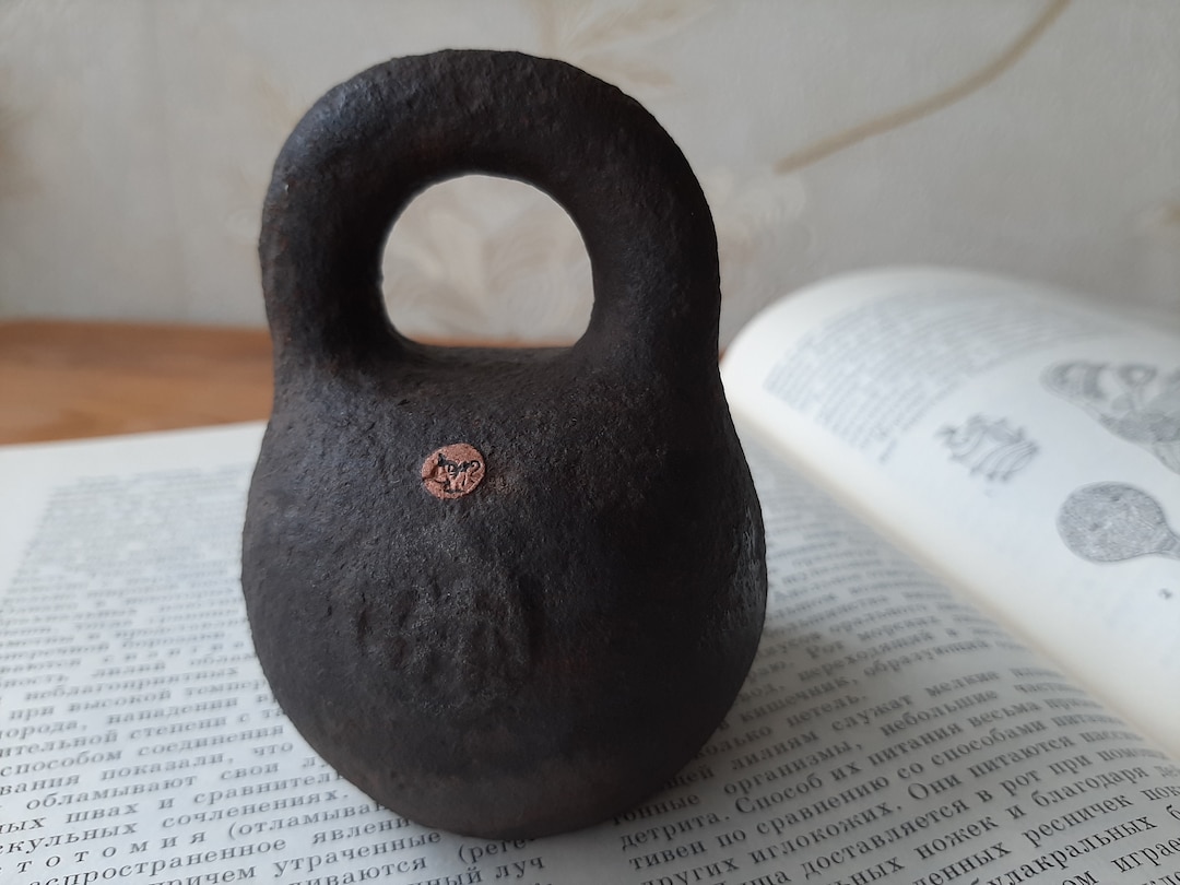 Antique Ukrainian Cast Iron Weight Vintage Bookends Metal Paperweight ...