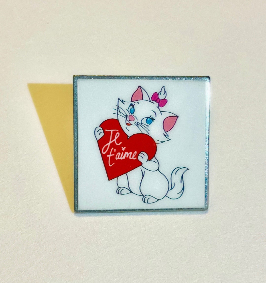 Marie Pin Disney Pin Cat Pin Marie Disney Valentines Love Pin ...