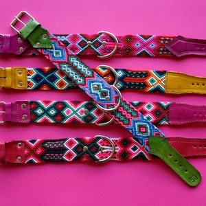 Small Dog Collar | Mexican Dog Collar | Fiesta Collar | Braided Nylon ...