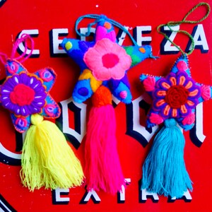 Colorful Star Tassels | Star Pom Pom | Star Accessory | Mexican Fiesta ...