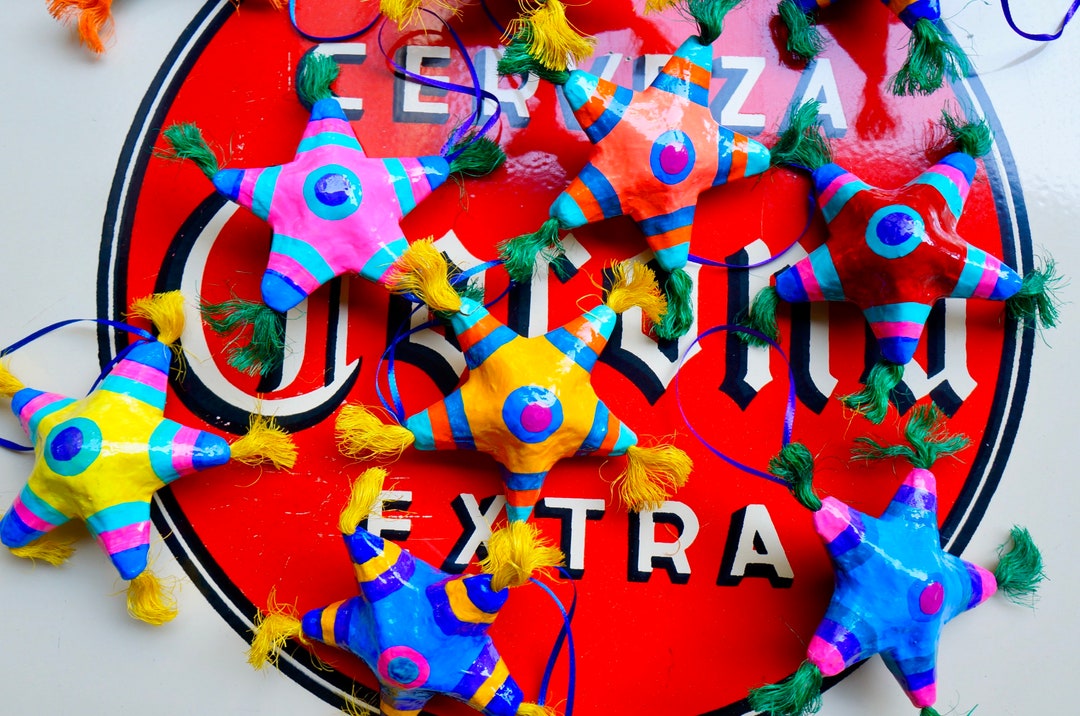 Piñata Christmas Ornaments | Mexican Christmas Decorations | Mexican ...