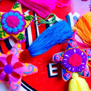 Colorful Star Tassels | Star Pom Pom | Star Accessory | Mexican Fiesta ...