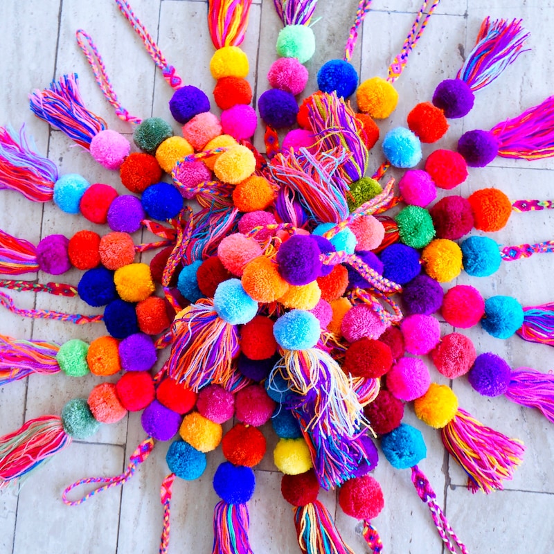 Pom Pom Tassel - Etsy