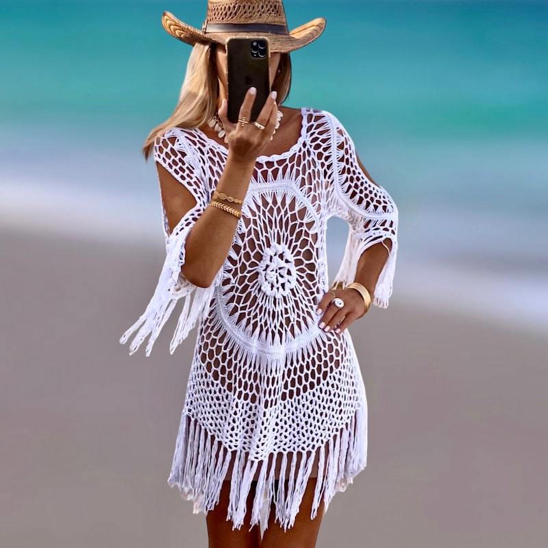 White Beach Dress - Etsy