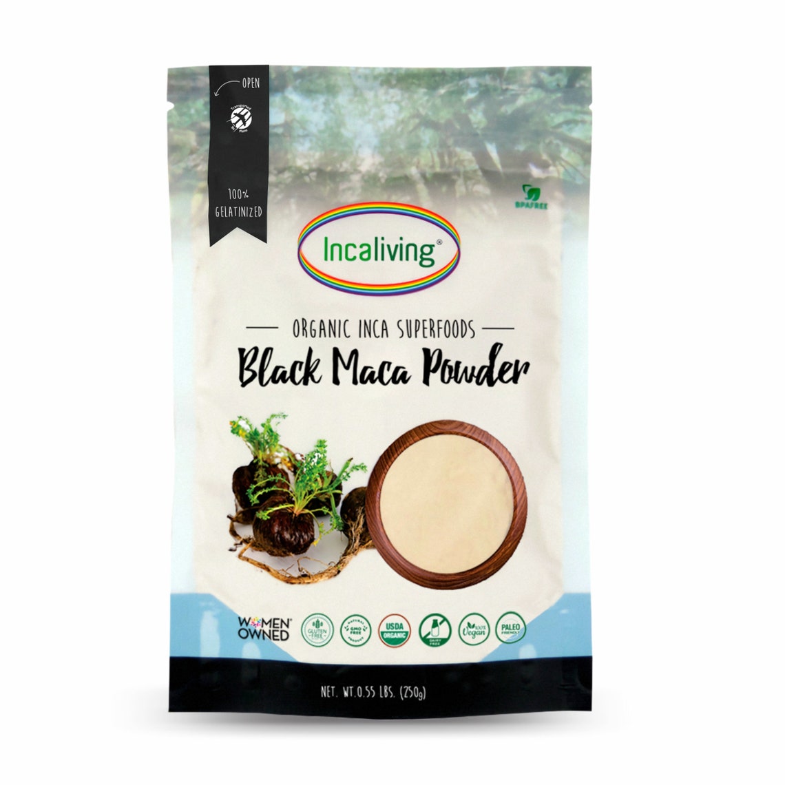 Gelatinized Black Maca Powder - Organic Inca Superfood (250g) - Etsy