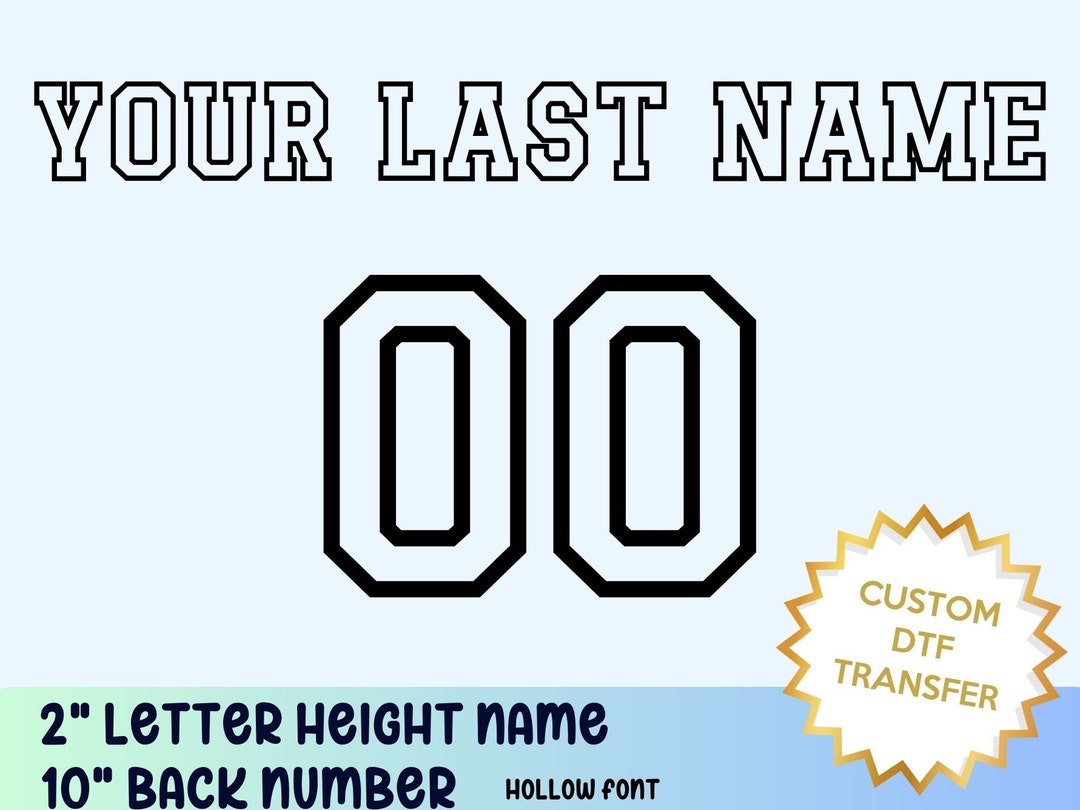 Custom Team Name and Number, Customized Football Shirt, Personalized ...