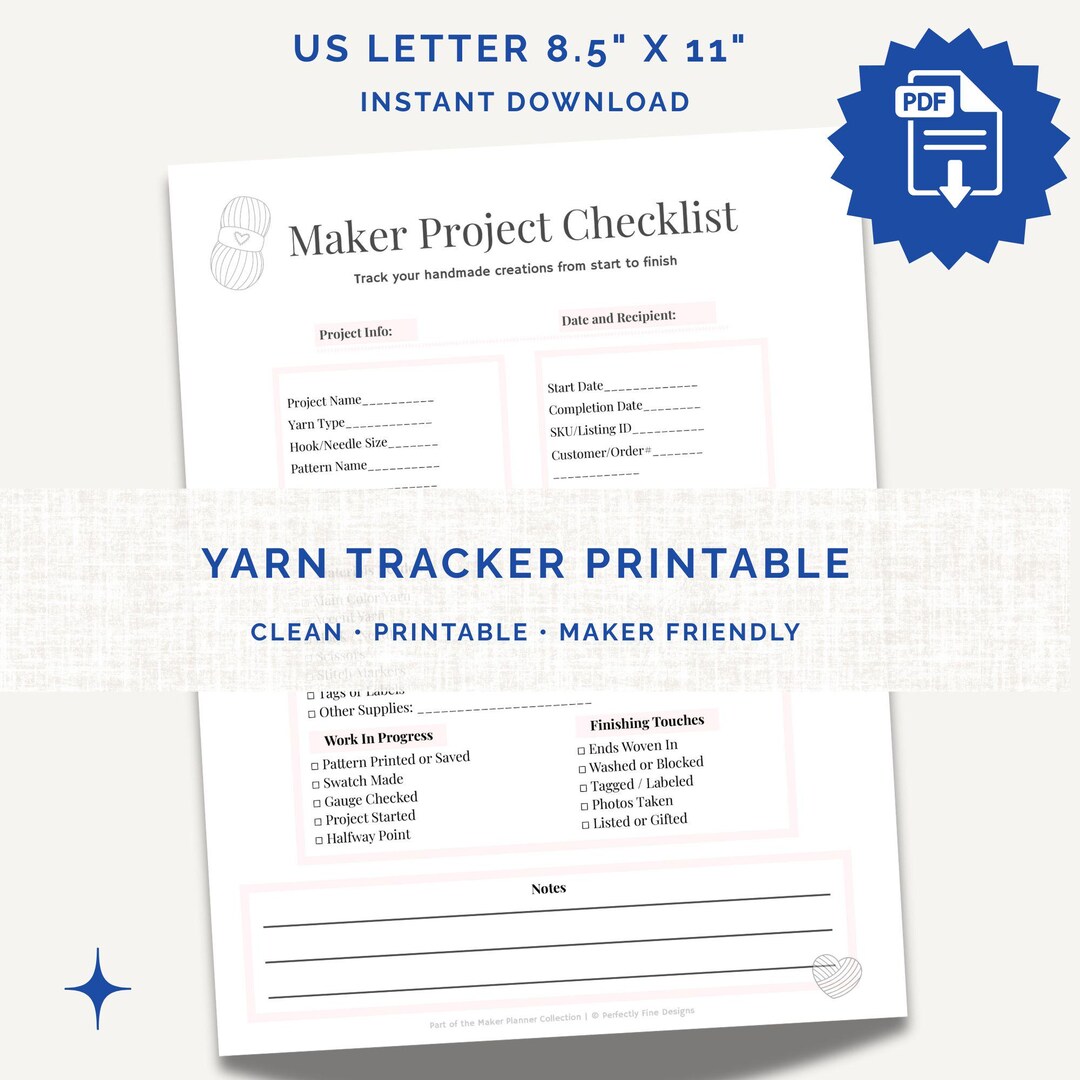 Crafting Companion: Knitting and Crochet Project Tracker for Your Yarn ...