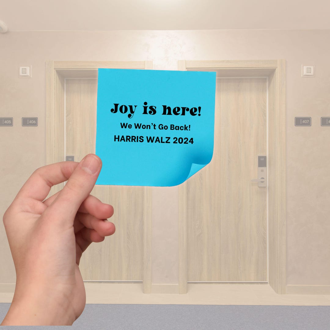 Kamala Harris Tim Walz Post-it® Note Pads 50 Sheets. Election, Vote for ...