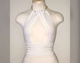 White Bandage Top - Etsy