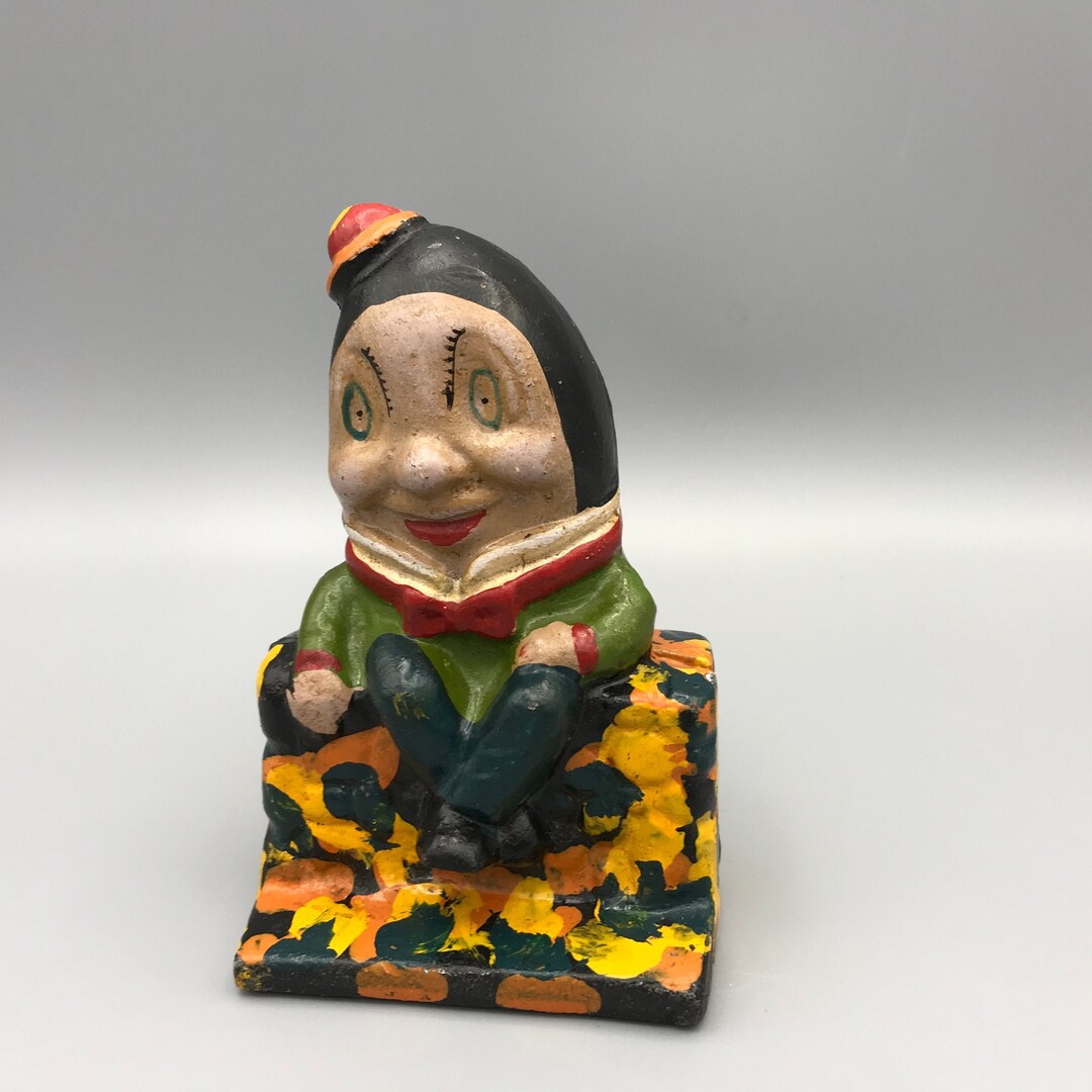 Vintage Cast Iron Humpty Dumpty Money Box - Etsy UK