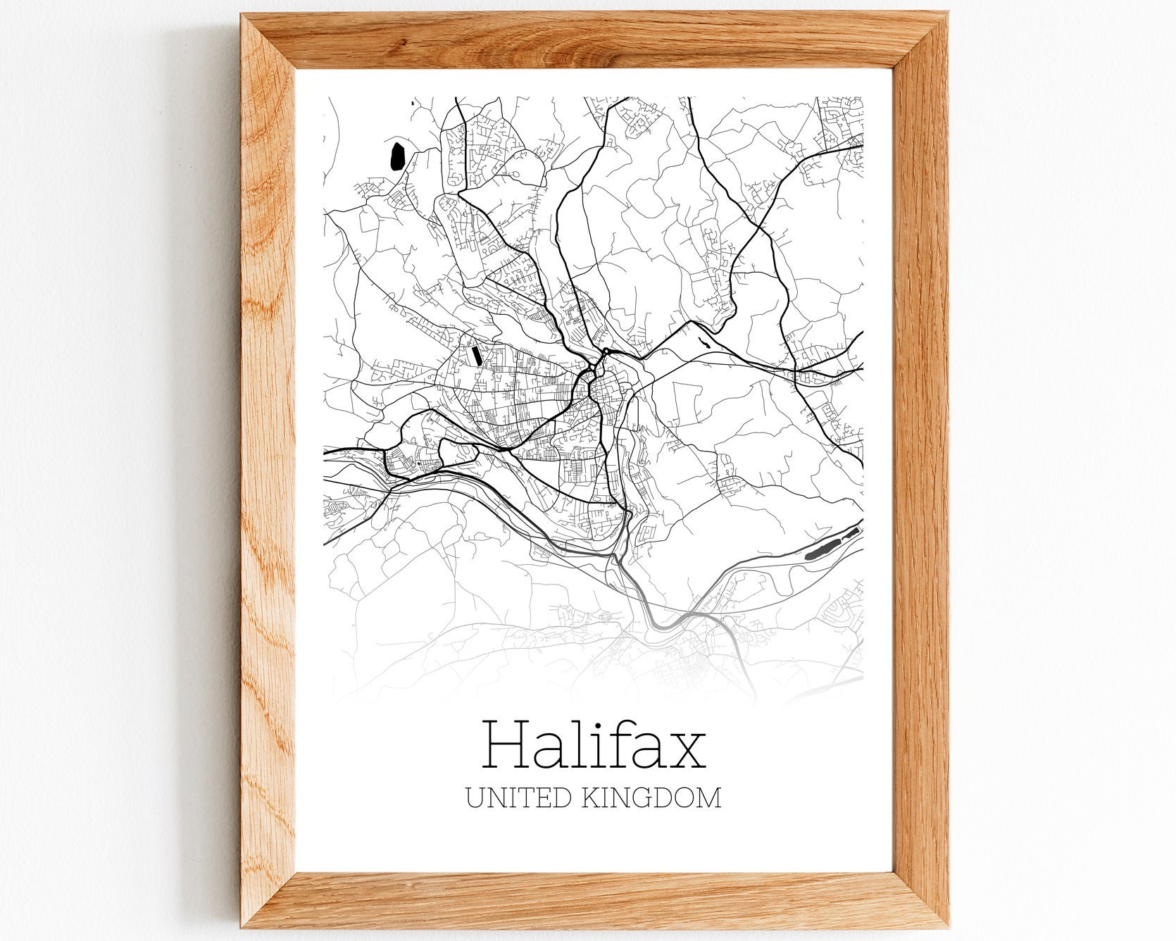 Halifax United Kingdom Map