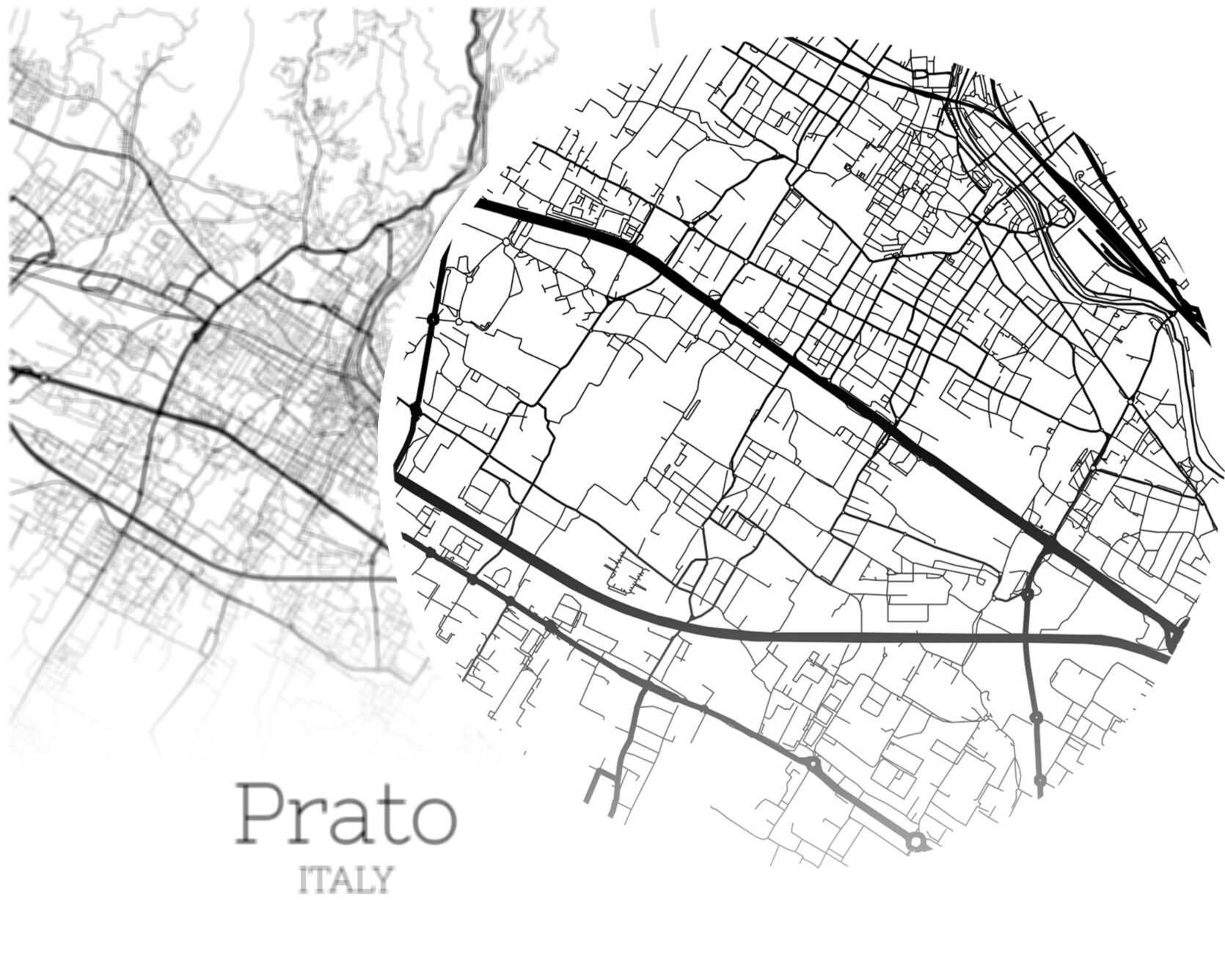 Wasco Prato Italy Map