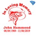 Fishing in Loving Memory Car Decal, Fisherman Memorial Car Decal, in ...
