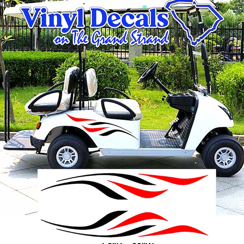 Golf Cart Decals - Etsy