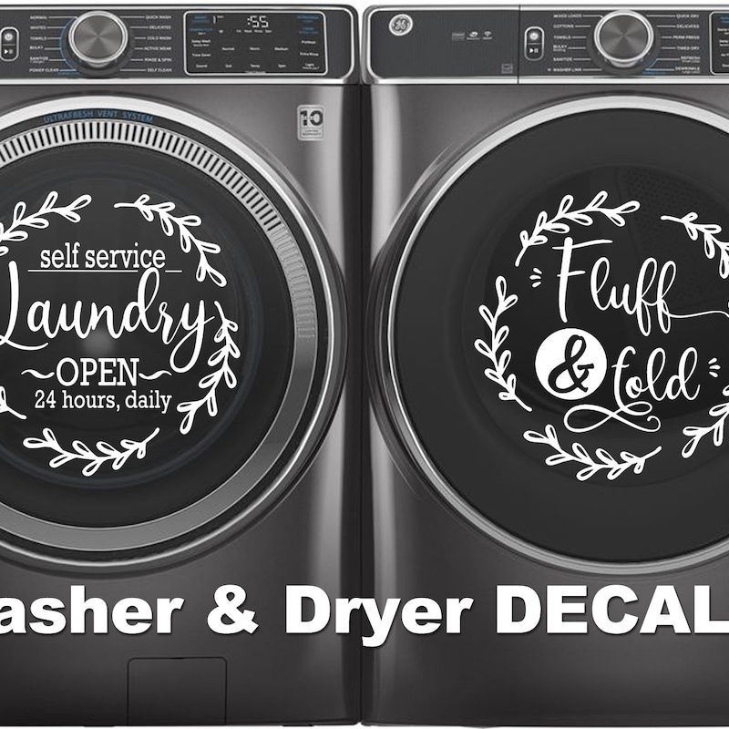 Wash Dry Decal - Etsy