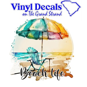 Beach Life Golf Cart Decals, Golf Cart Graphics for Golfer Gift, Salt ...