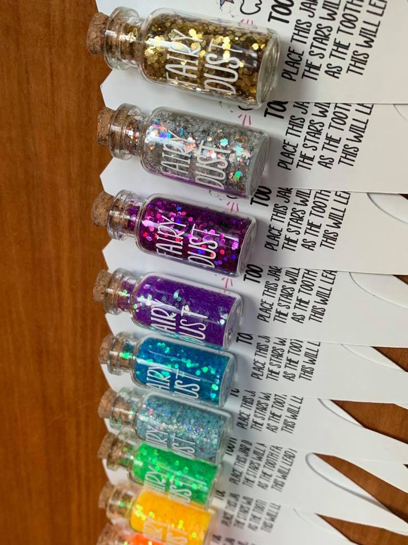 Set of 12 Large Tooth Fairy Dust Pixie Dust to Place in Your | Etsy
