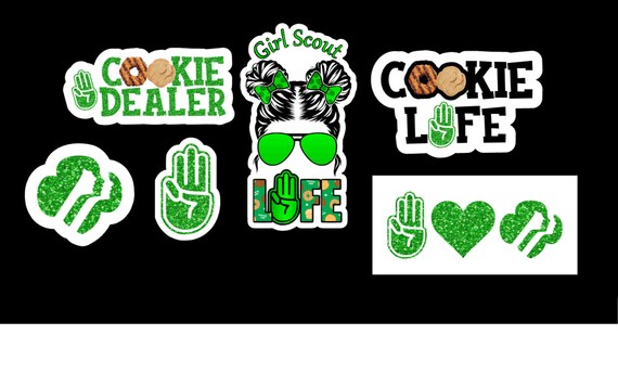 SET of 6 GIRL SCOUT Life Vinyl Decals Girl Scout Cookie | Etsy