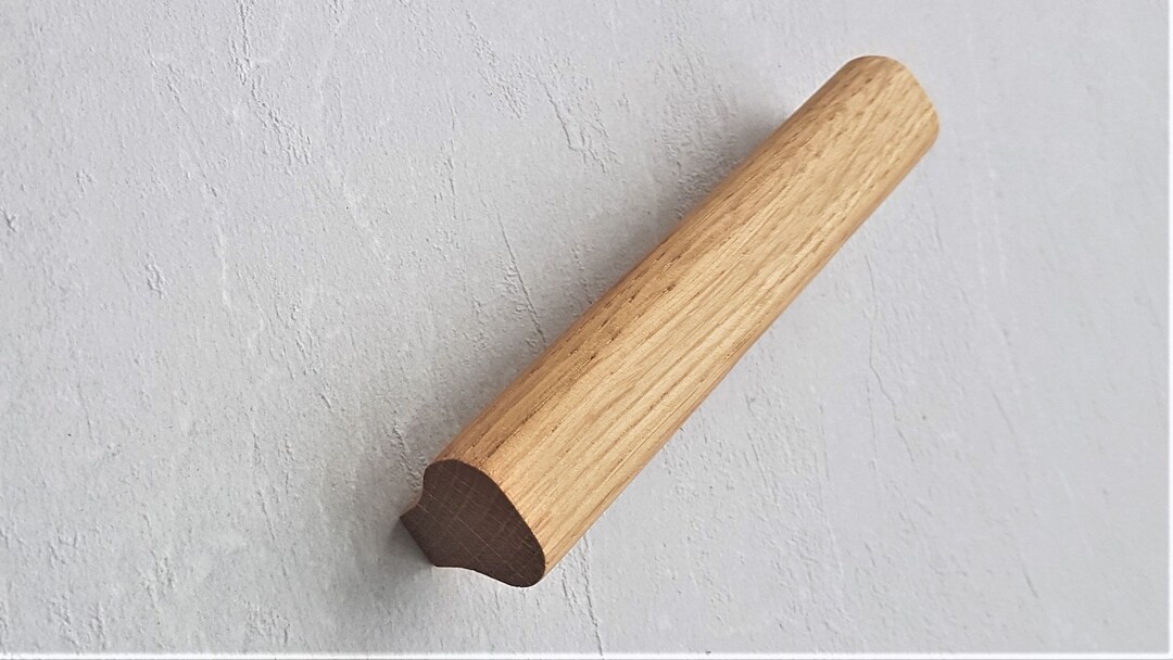 Elegant Long Furniture Handles, Modern Wooden Pulls OAK, Original ...