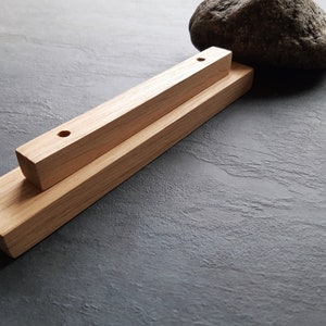 Long Solid Wood Handles, Rounded Classic Pulls, Made to Order ...