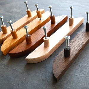 Elegant Wooden Pulls, Handmade Handles, Decorative Pull Handle, Modern ...