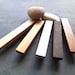 Classic Wood Handles, Custom Fit Long Line Pulls, Unfinished OAK Wood ...