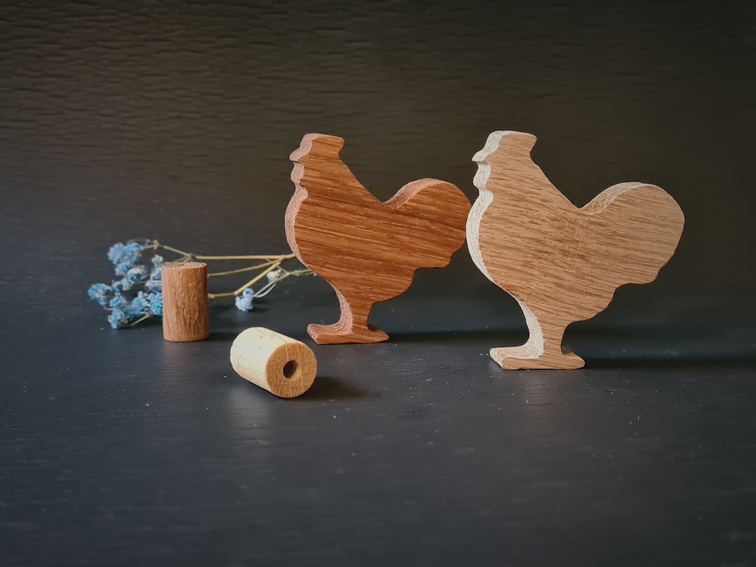 Standing Chicken Knobs, Rooster Farm Bird Furniture Decor, Animal Ornamentl Handles, Children ...