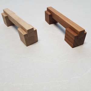 Massive Wood Handles, Pulls for Cabinets, OAK Drawer Pulls, Dresser ...