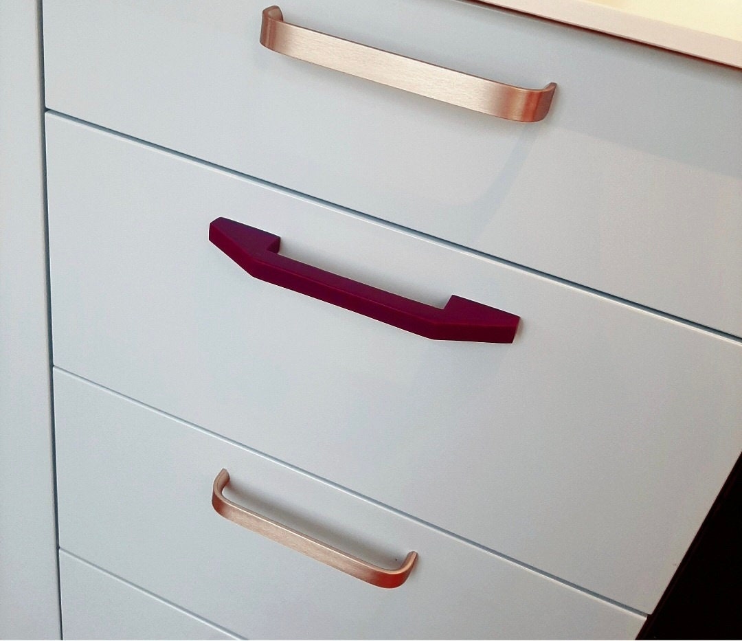 Modern Drawer Handles, Colorful Furniture Pulls, Cabinet Dresser Pulls ...
