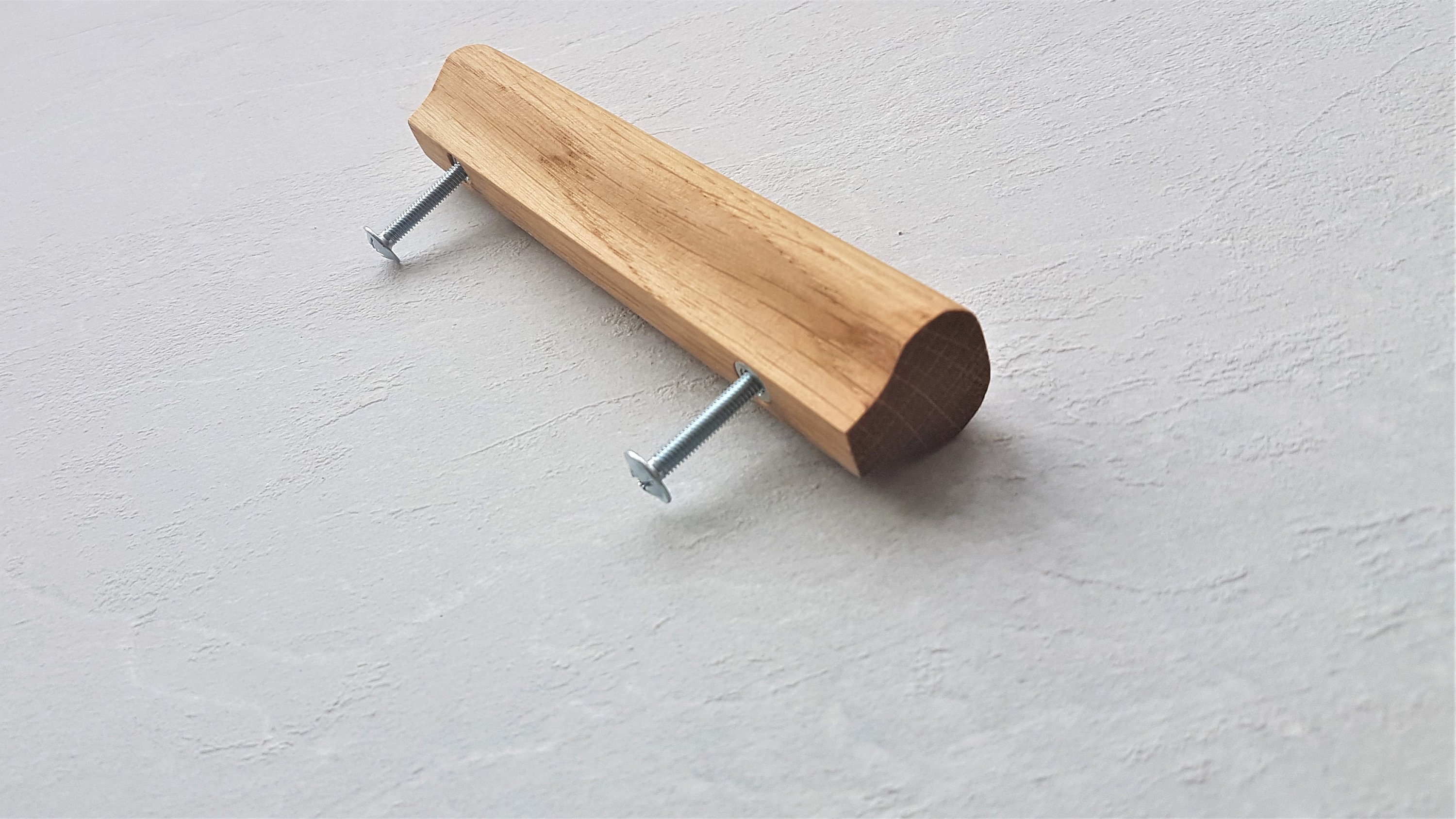Elegant Long Furniture Handles, Modern Wooden Pulls OAK, Original ...