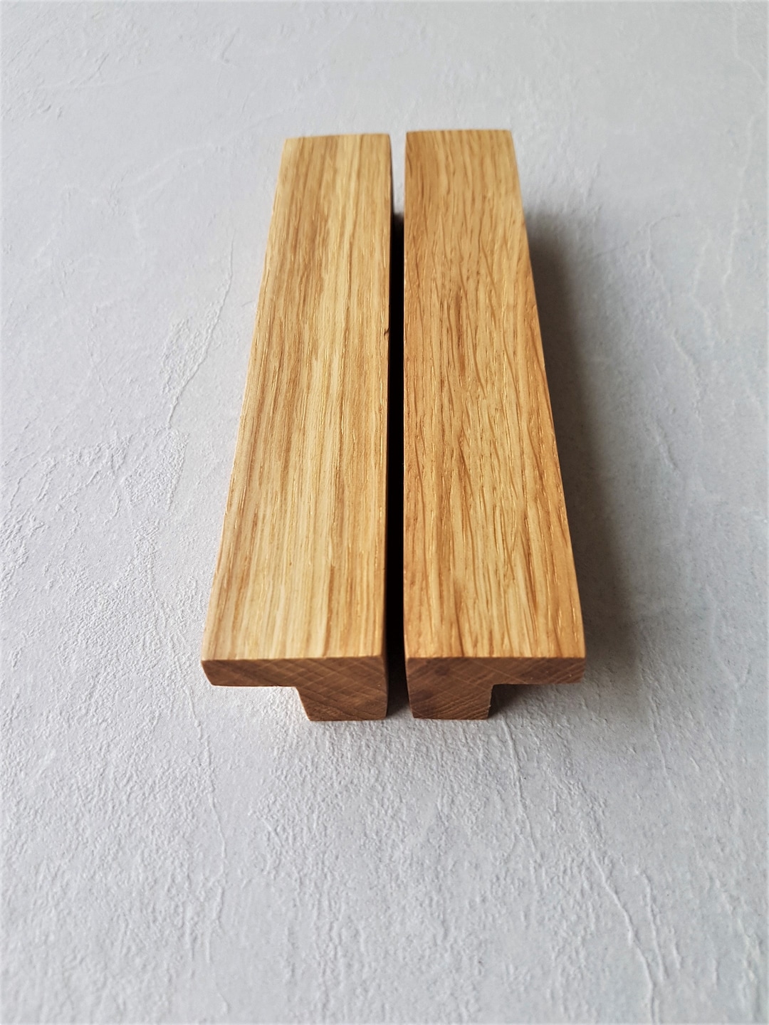 Wooden Pull Handles, Minimalist Cabinet Pulls, Long Drawer Handles ...