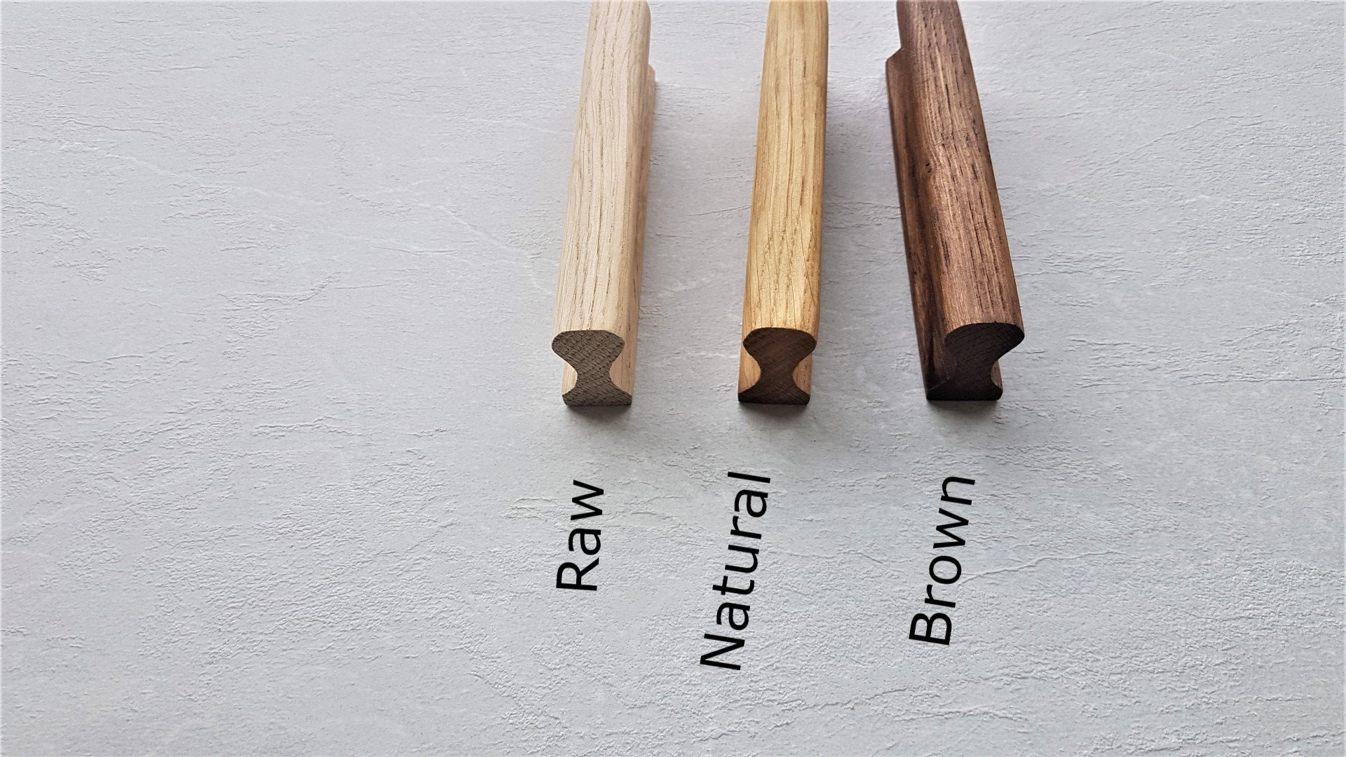 Long Handles Pulls, Oak Wood Handles, Handmade Pull-out Cabinet ...