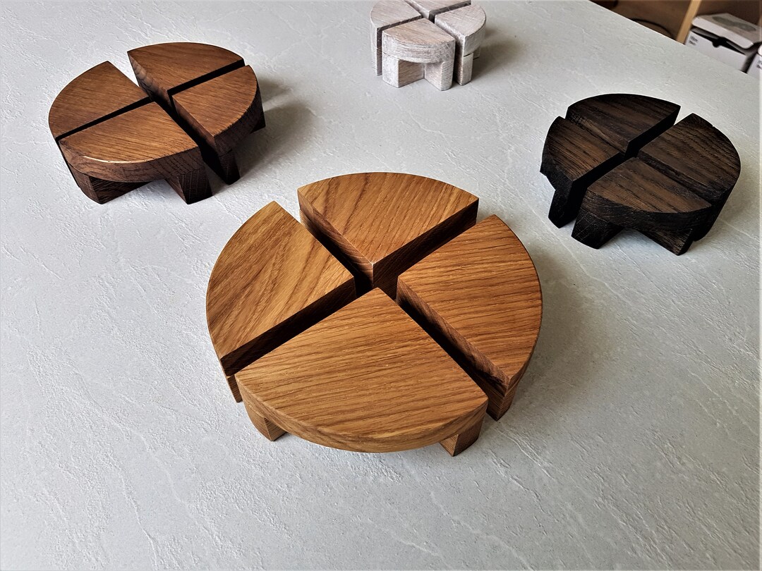Half Moon Wood Knob Handles, Circular Half Cabinet Pulls, Hardware ...