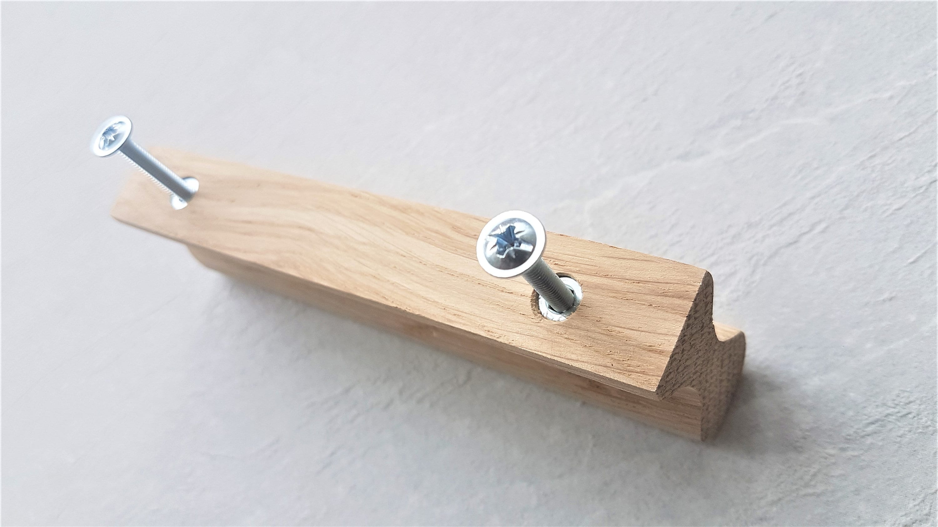 Long Handles Pulls, Oak Wood Handles, Handmade Pull-out Cabinet ...