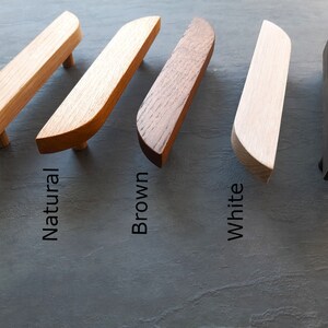 Elegant Wooden Pulls, Handmade Handles, Decorative Pull Handle, Modern ...