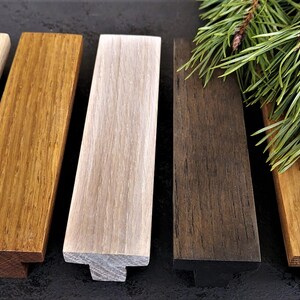 Long Handle, T Design Pulls Made of Natural Oak Wood, Original Modern ...