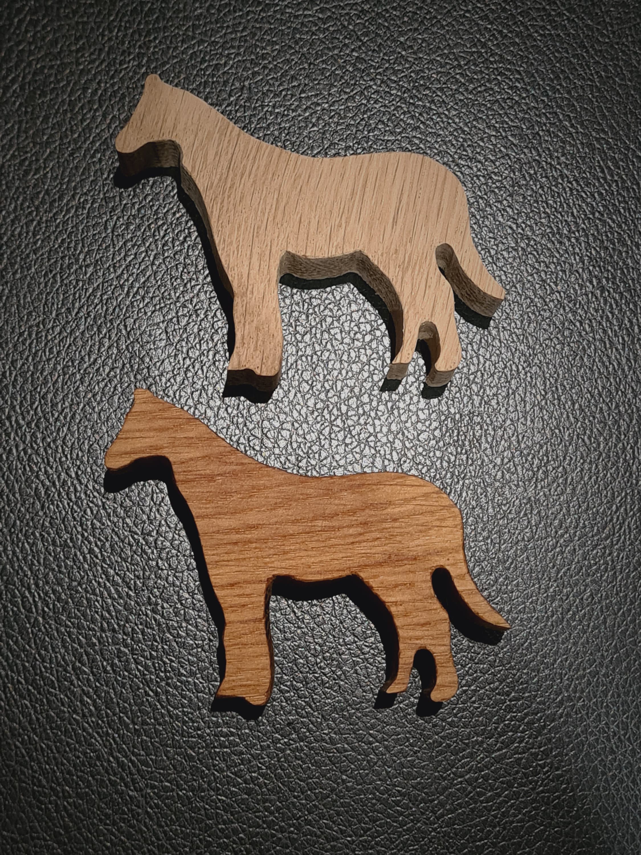 Horse Knob Puls, Wooden Drawer Handles, Farm Animals Pulls - Etsy