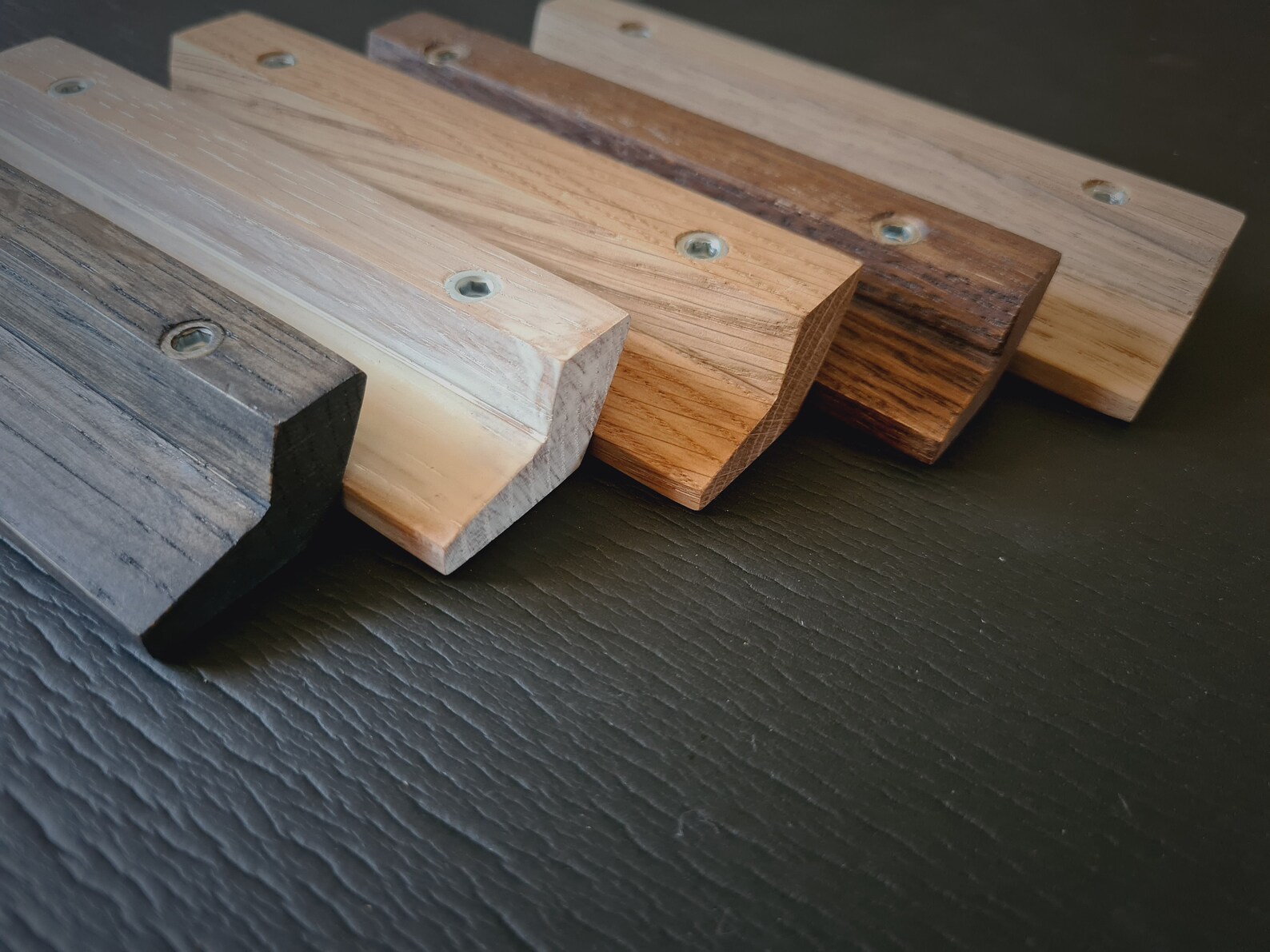 Rustic Bar Handles, Solid Wood Pulls for Wardrobes, Cabinet, Dressers ...