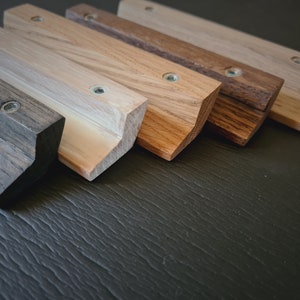 Rustic Bar Handles, Solid Wood Pulls for Wardrobes, Cabinet, Dressers ...