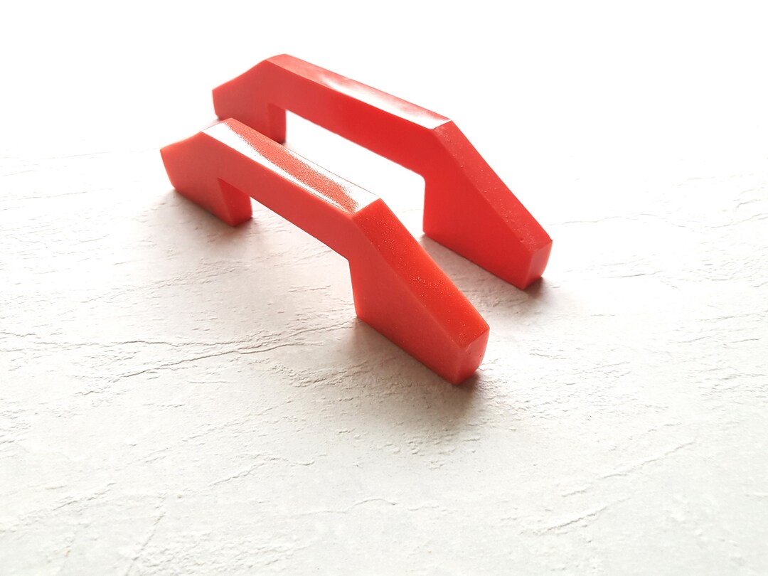 Coral Cabinet Handles Made of Epoxy Resin, Furniture Hardware Vintage ...