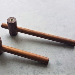 Wooden Furniture Handles White, Solid Wood Cabinet Pull, Wood Drawer ...