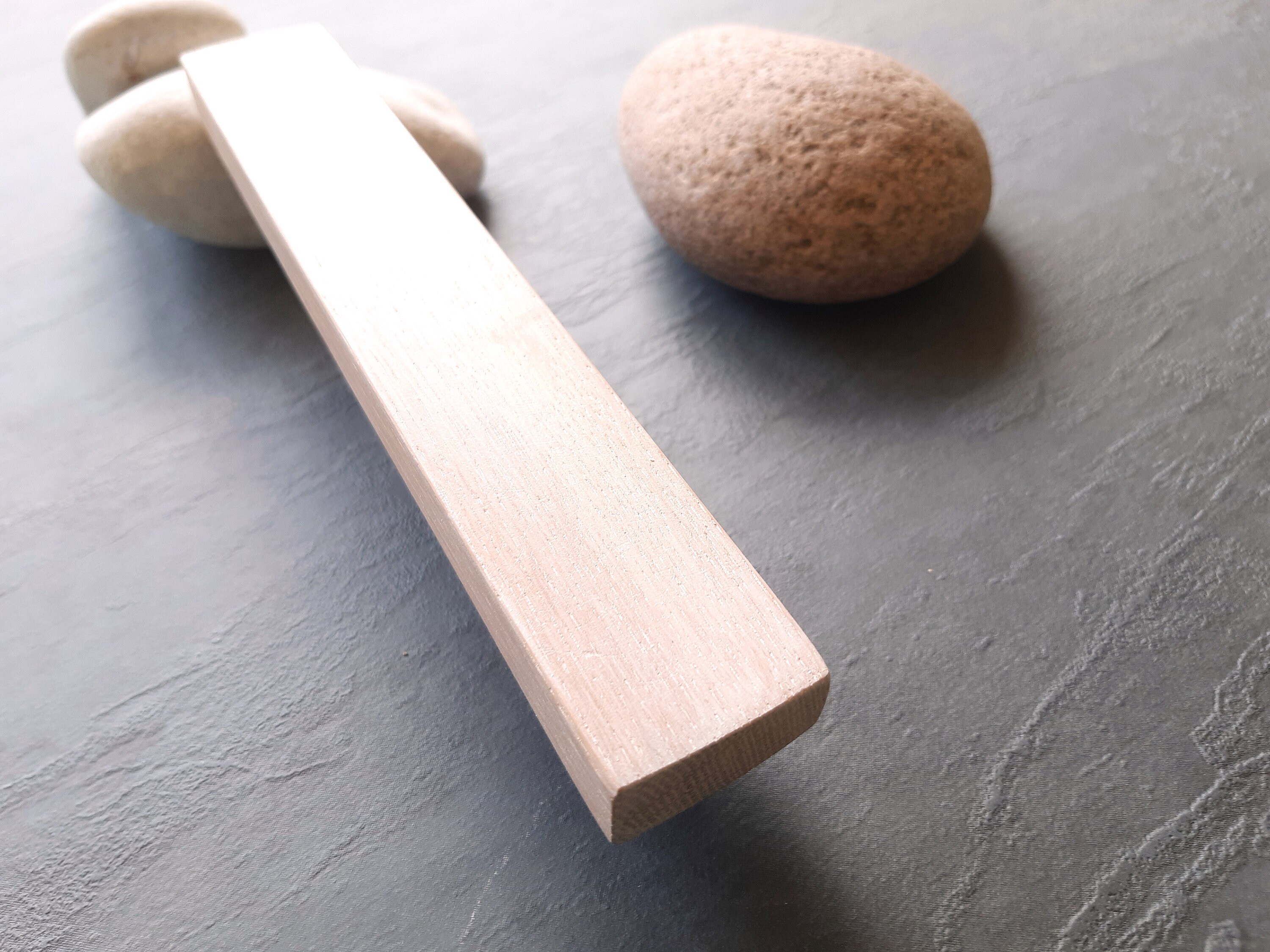 Classic Wood Handles, Custom Fit Long Line Pulls, Unfinished OAK Wood ...