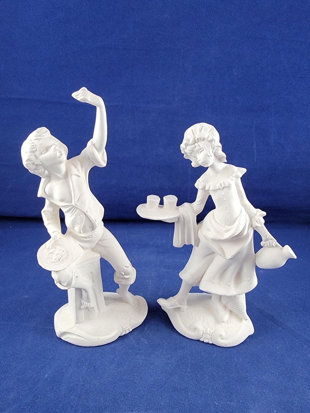 Ceramic People Figurines, Ceramic Boy Figurine, Little Girl Figurine ...