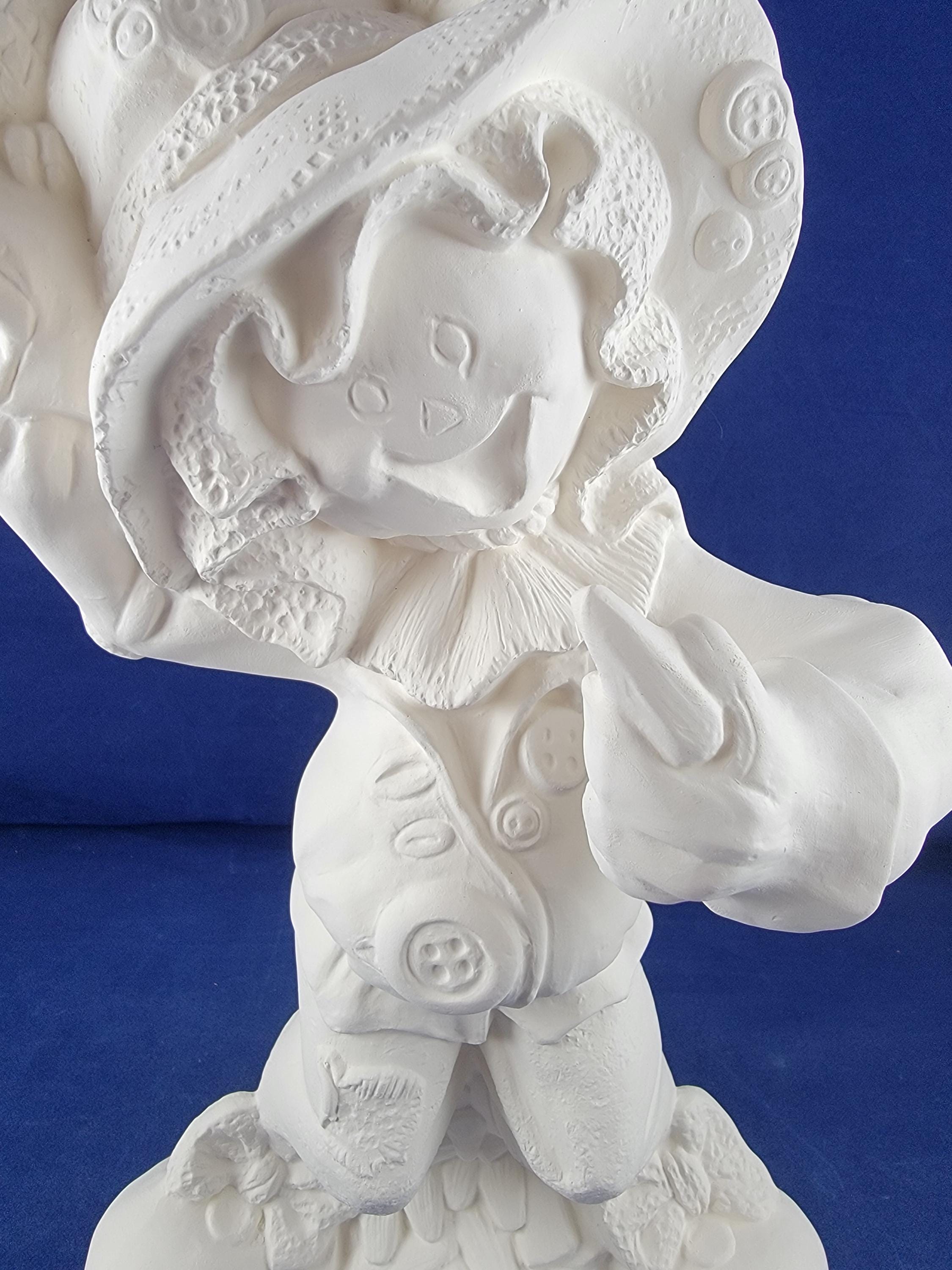 Ceramic Scarecrow, Scarecrow Figurine, Ready to Paint, Fall Decoration ...