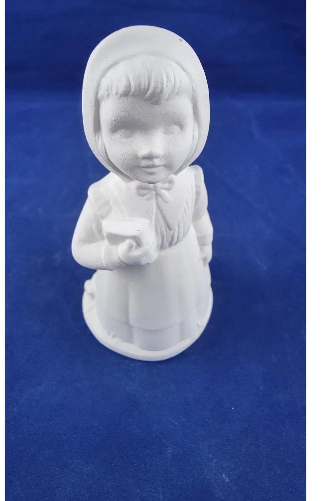 Ceramic Pilgrims, Small Pilgrim Children, Ceramic Pilgrim Decor, Ready ...