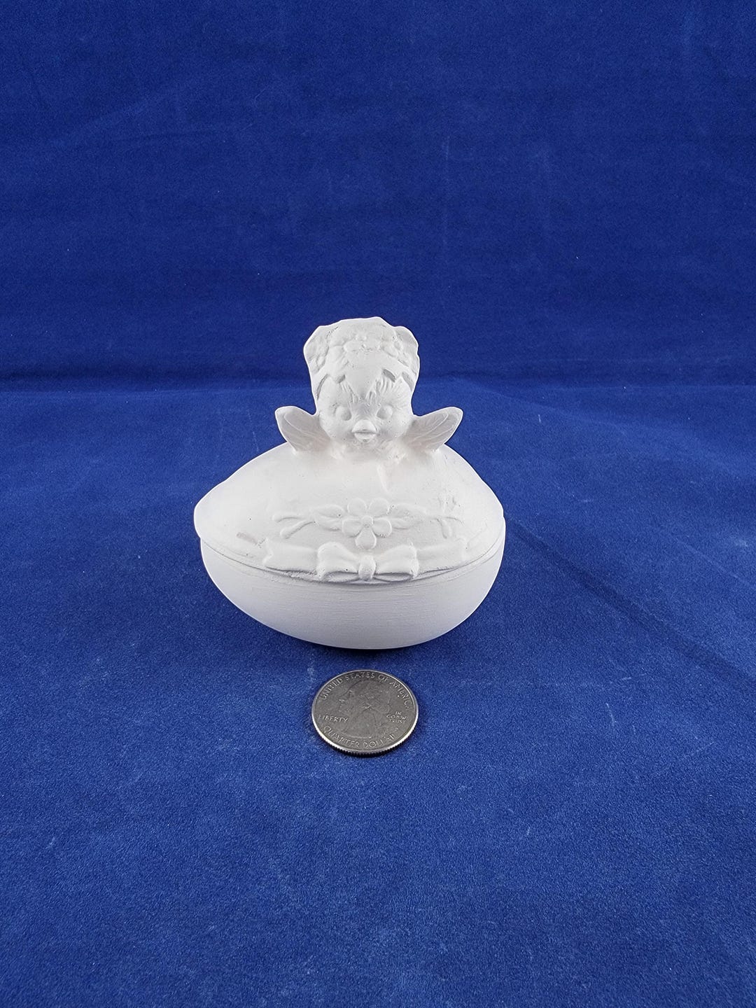 Ceramic Easter Egg Dish, Easter Egg With Chick, Cute Easter Egg, Ready ...