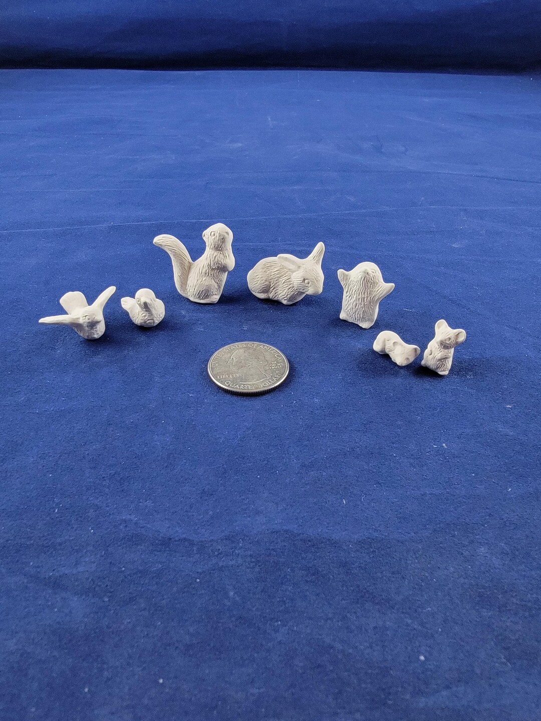 Ceramic Woodland Creatures, Miniature Ceramic Animals, Tiny Animals ...