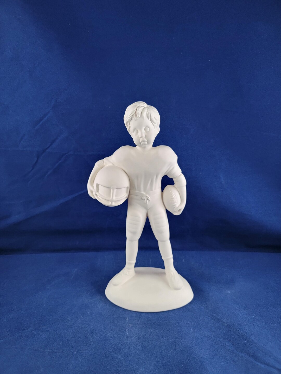 Ceramic Football Player Figurine, AS IS Figurine, Football Decoration ...
